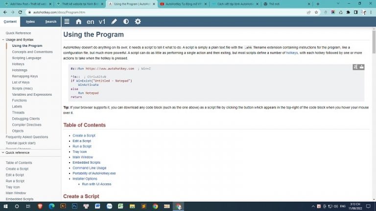 Cách sử dụng Script Autohotkey - Cú pháp AHK | Thiết kế website tại ...